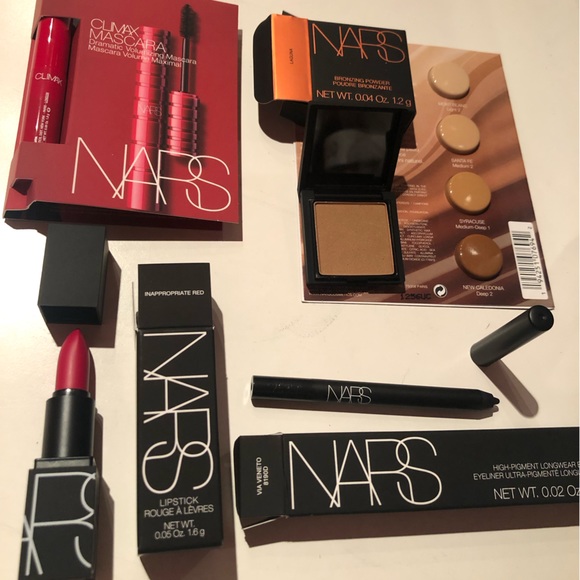 NARS | Makeup | Nwt In Box 6 Piece Nars Makeup Set For Lips Cheeks And Eyes With Gift Pouch ...